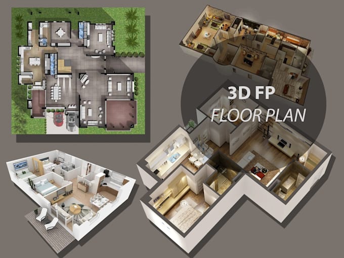 Draw any architectural floor plan 2d,3d in autocad and revit by Narch ...