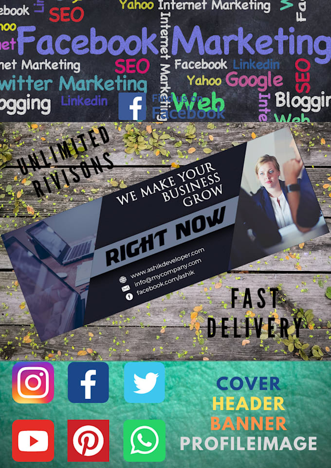 Do amazing and attractive facebook cover design by Ashik66445 | Fiverr