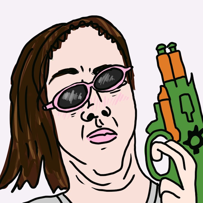Make a really bad drawing of you by Infinitedesigni | Fiverr