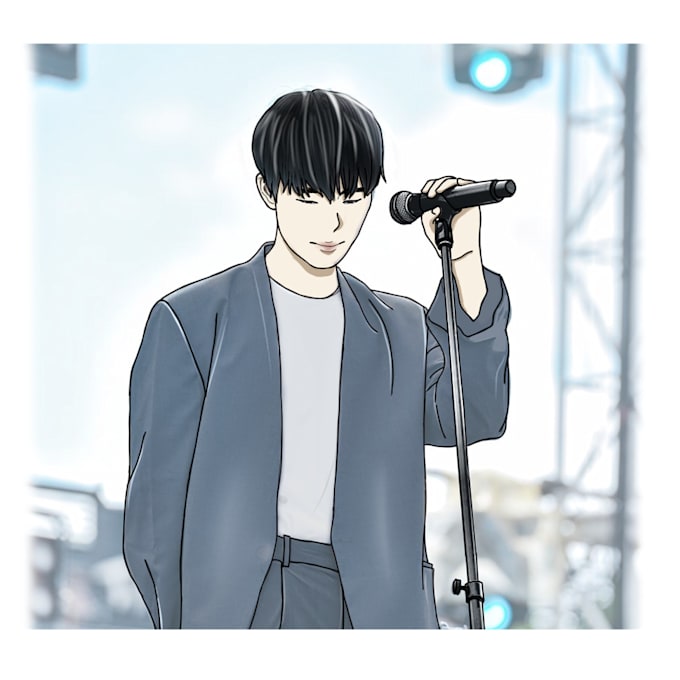 Drawing your boys like a webtoon character by Reryanarisaputr | Fiverr