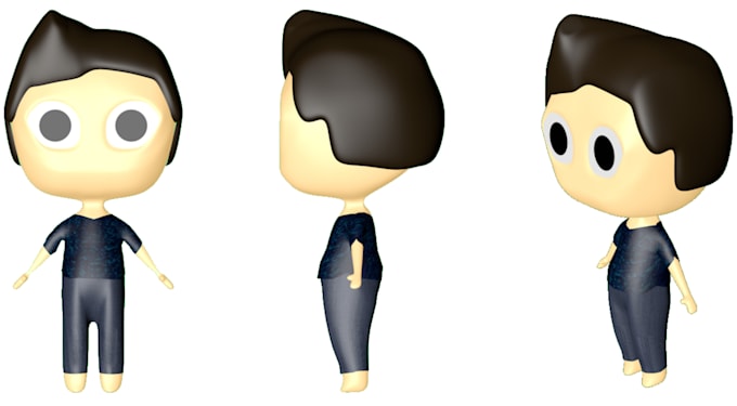 Make simple 3d character modelling by Aeman22 | Fiverr