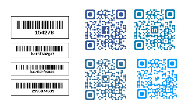 Design qr code and barcode less than 1 hour by Arung1editor | Fiverr