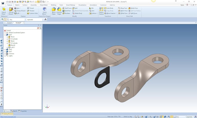 Design 2d,3d model using creo, pro engineer by Haroone031 | Fiverr