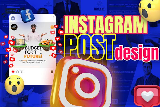 Design creative instagram facebook post design by Rhimanshu78 | Fiverr