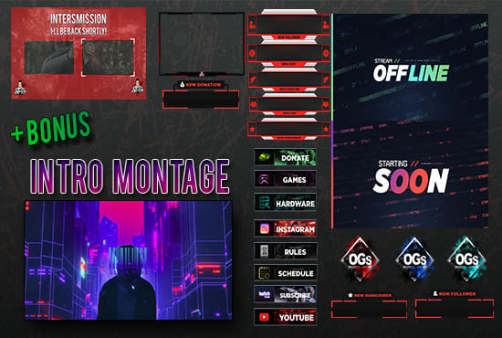 Full stream package includes everything by Theouone | Fiverr