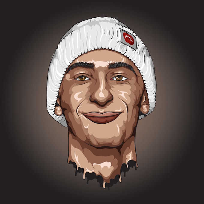 Draw a cartoon portrait in a freestyle drawing by Cristianb1 | Fiverr