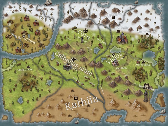 Design dnd and 2d game levels by Sabapangani | Fiverr