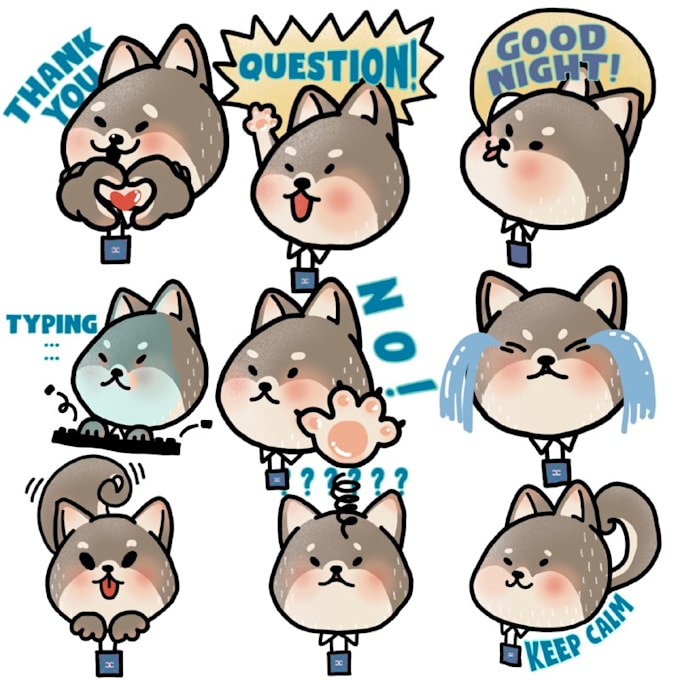 Do custom sticker set by Putriayua | Fiverr