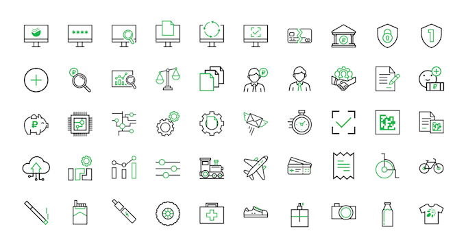 Design custom flat icon pack by Diponkarkabir | Fiverr