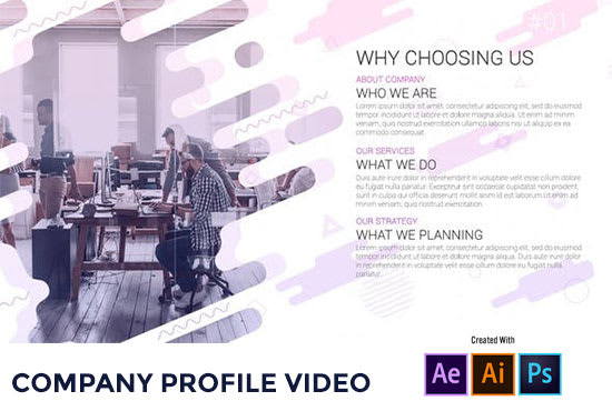 Corporate company profile promo video presentation slideshow by ...