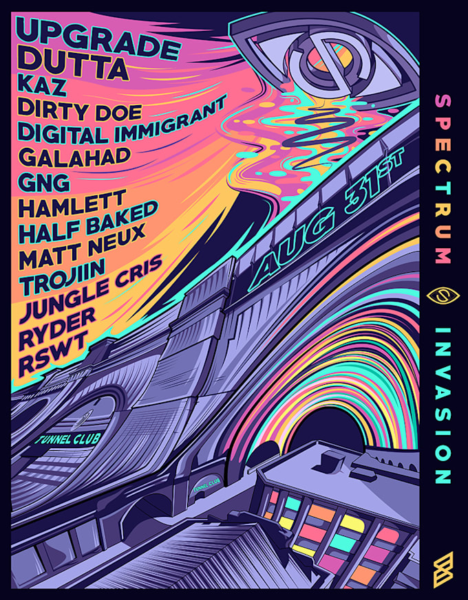 Design a crazy poster for your event by Xapolloandy | Fiverr