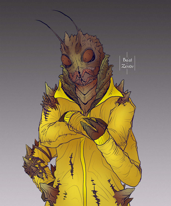 Make concept art of your monsters and humanoids design by D3cadent | Fiverr