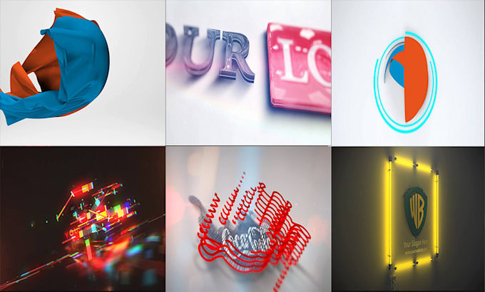Create 3d logo animation intro video by Graphicsqueens | Fiverr