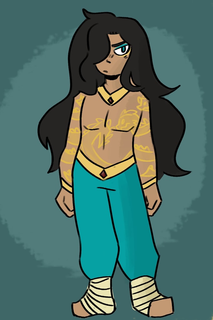 Make you a custom character design by Cherrydraws | Fiverr