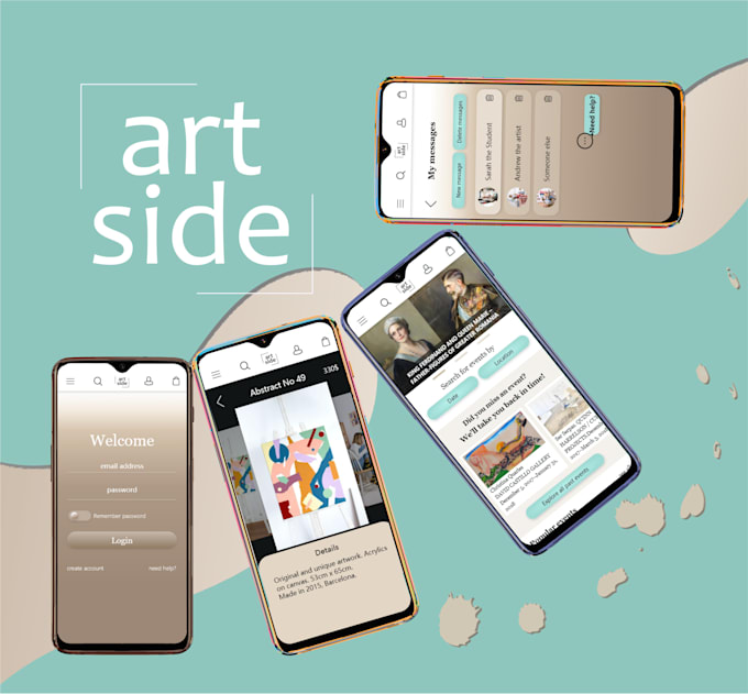 Design unique and intuitive ux ui for mobile app or web by Marcusa_design | Fiverr