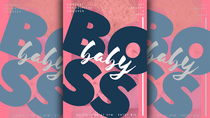 Design modern promotional poster for you by Foveero | Fiverr