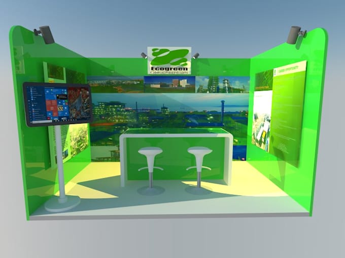 Give you the best booth design by Anwartanjung | Fiverr