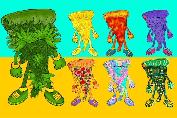 Create trippy nft artwork by Mohebdesign | Fiverr
