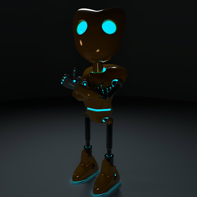 Create a stylized 3d character model and render by Pete_gavrovski | Fiverr