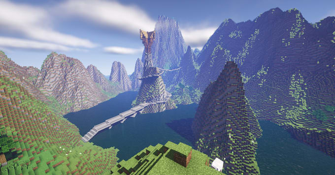 Make you a custom minecraft world using world painter by Blugon | Fiverr