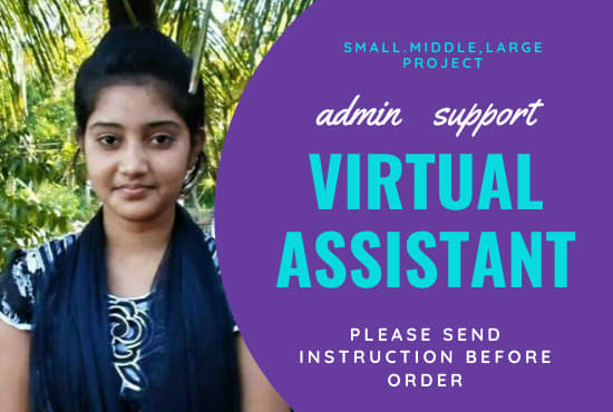 Be personal assistant or admin support by Mareya19 | Fiverr