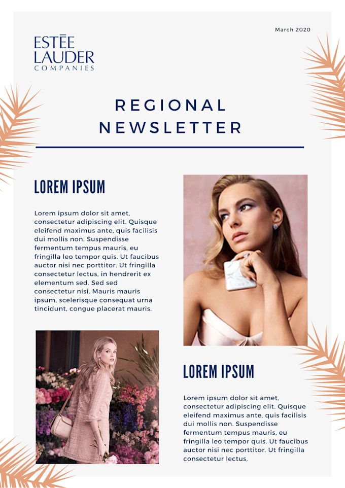 Design a newsletter, flyer or brochure in powerpoint, pdf by Daniel ...