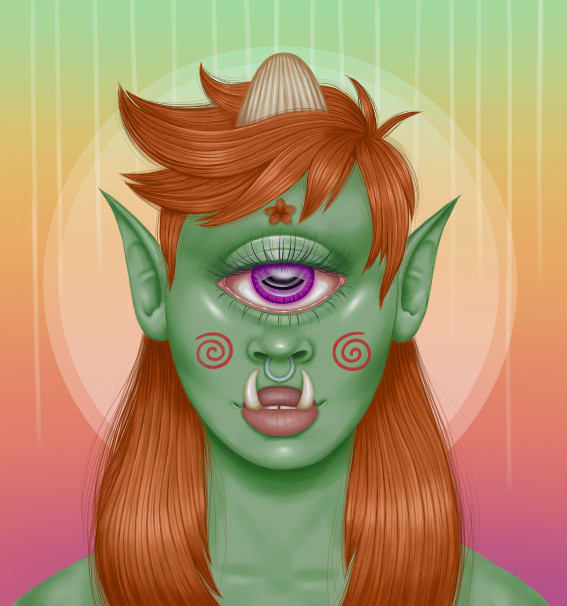 Draw realistic oc and personal portraits by Cabbagekidd | Fiverr