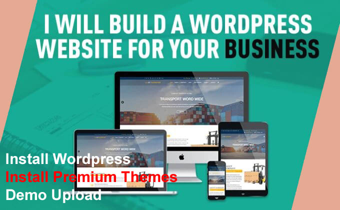Install wordpress, setup premium theme, do customization by Hridoykhan01921 | Fiverr