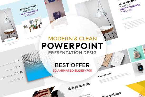 Design a modern, attractive powerpoint presentation by Kenidra | Fiverr