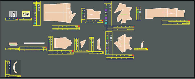 Make garment pattern by lectra software by Habibcadptnmast | Fiverr