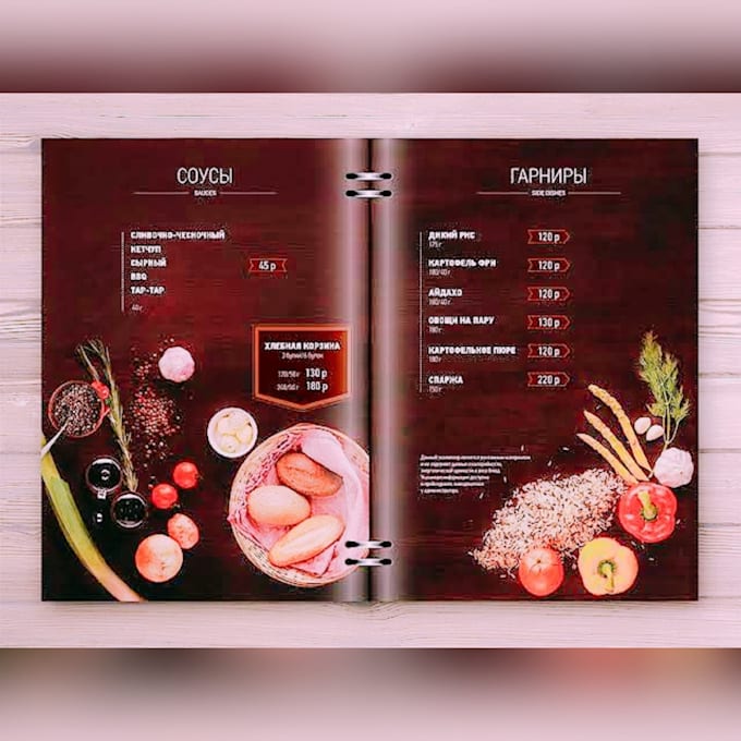 Design a professional menu for your restaurant by Christian_works | Fiverr