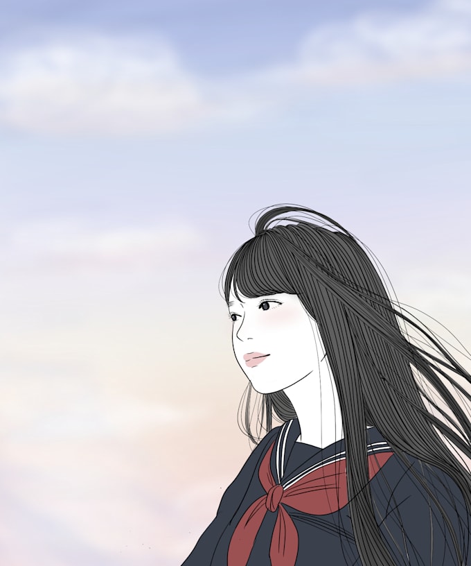 Draw beautiful japanese taste portraits by Aoteen | Fiverr