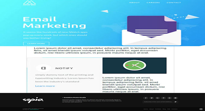 Create responsive html email template by Eliassuny1991 | Fiverr