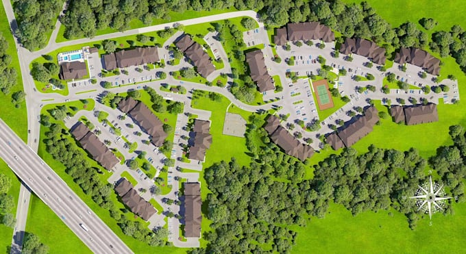 Render landscape drawing or site plan in photoshop by Maria_islam | Fiverr