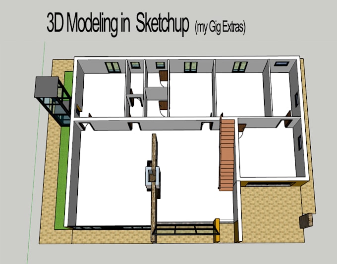 Draw in autocad or sketchup your building from scratch by Paolobombini ...
