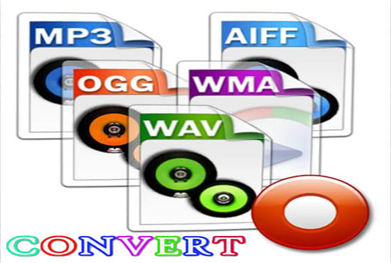 Convert 5 audio files to different formats by Bestyoussefpro | Fiverr