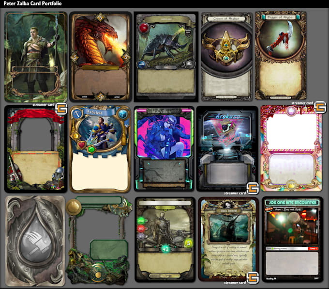 Create some great card templates and illustrations for your game by ...