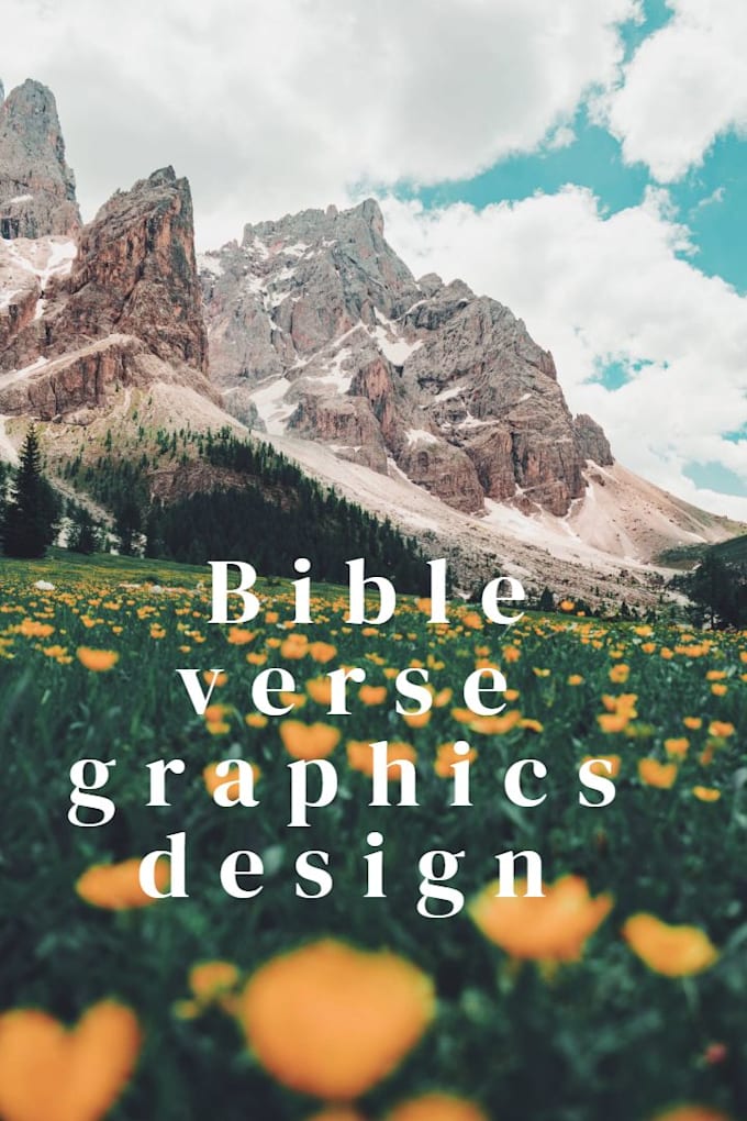 Create beautiful bible verse graphic design by Marlonbmaasin | Fiverr