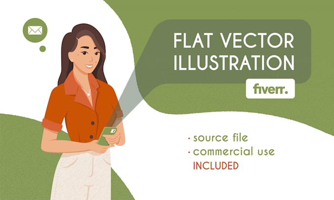 Draw a modern flat illustration for your website or app by Sofia ...