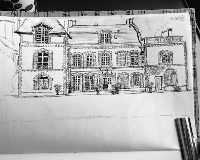 Draw your propriety in this style by Gramgrammy | Fiverr