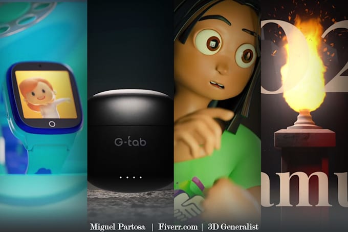 Showcase your product with professional 3d animation by Miguelpartosa ...