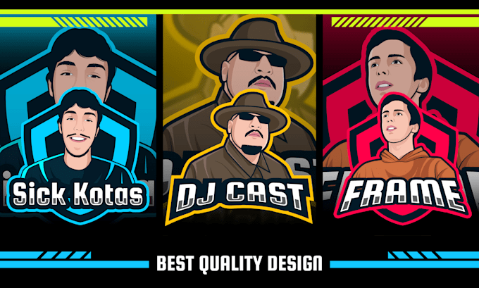 Design cartoon gaming logo for streamer, twitch, youtube by Masrxyan ...