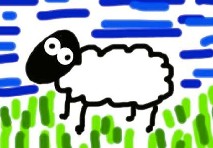 Draw a simplistic custom sheep based on your wishes by Kerpio | Fiverr