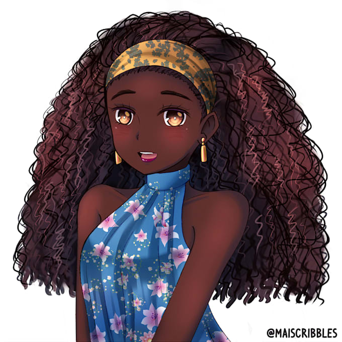 Draw shiny anime characters and ocs for you by Kmchung | Fiverr