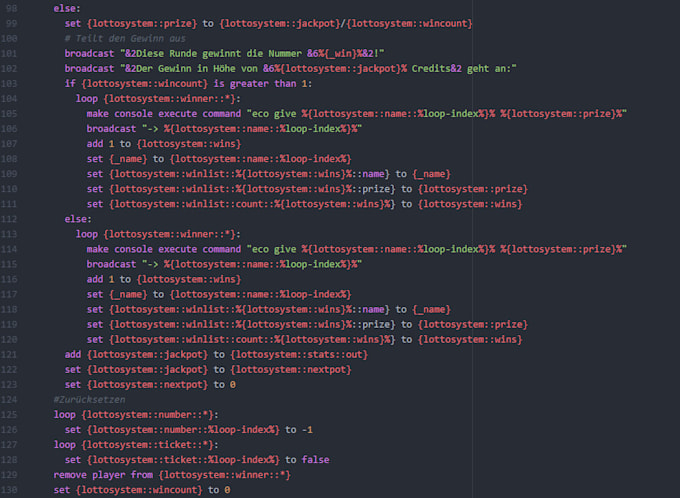 Create any skript for your minecraft server by Crazesystems | Fiverr