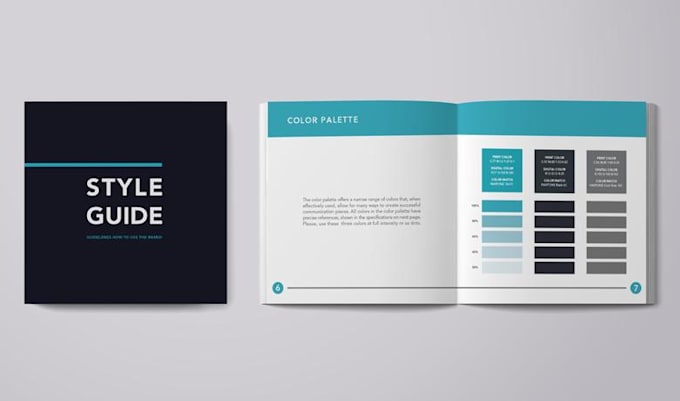 Design unique brand guidelines, style guide, manual, book by ...