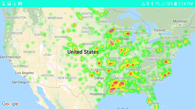Add a google maps heatmap to your android app by Doery_marya | Fiverr