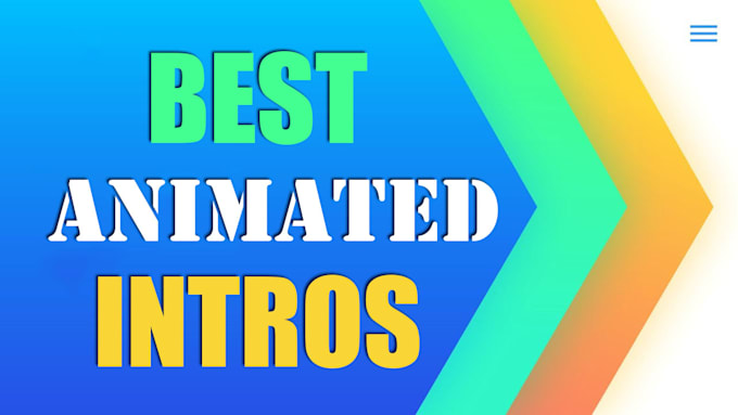 Create amazing animated intro video by Symn08 | Fiverr