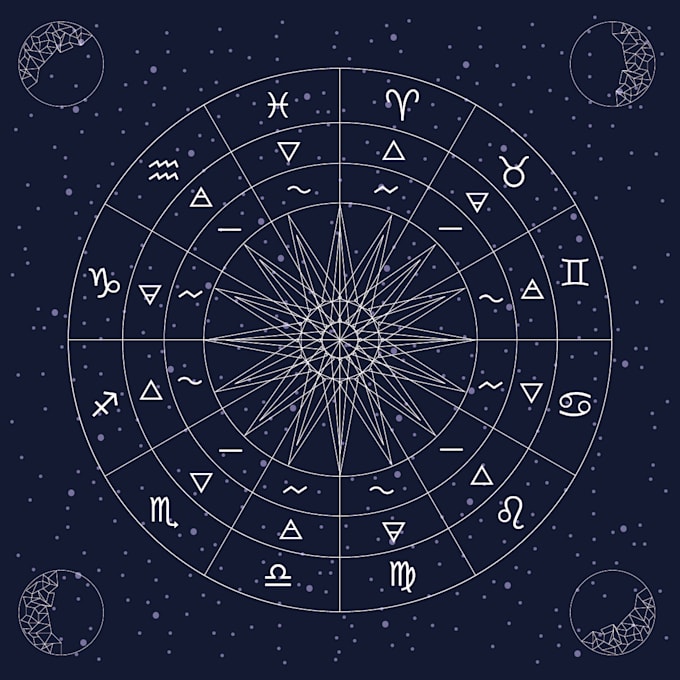 Create your astral chart or astrological natal by Frangunilla | Fiverr