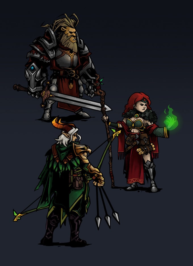 Design gui 2d character for your project by Tuantran_bobon | Fiverr